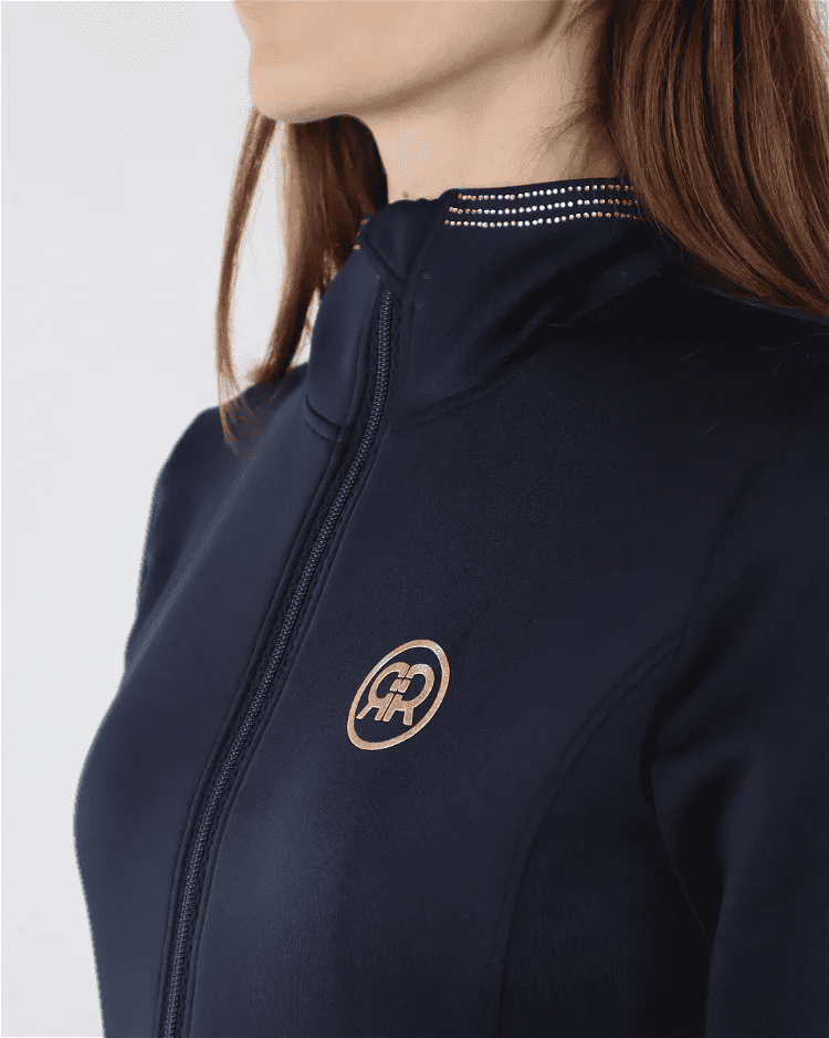 Montar - Rebel - Veste col montant Fullzip Cristal Rosegold - Marine ...